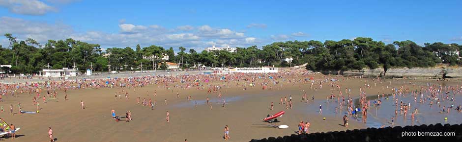 Bernezac.com - Saint-Palais-sur-Mer, la plage de Nauzan à Saint-Palais ...